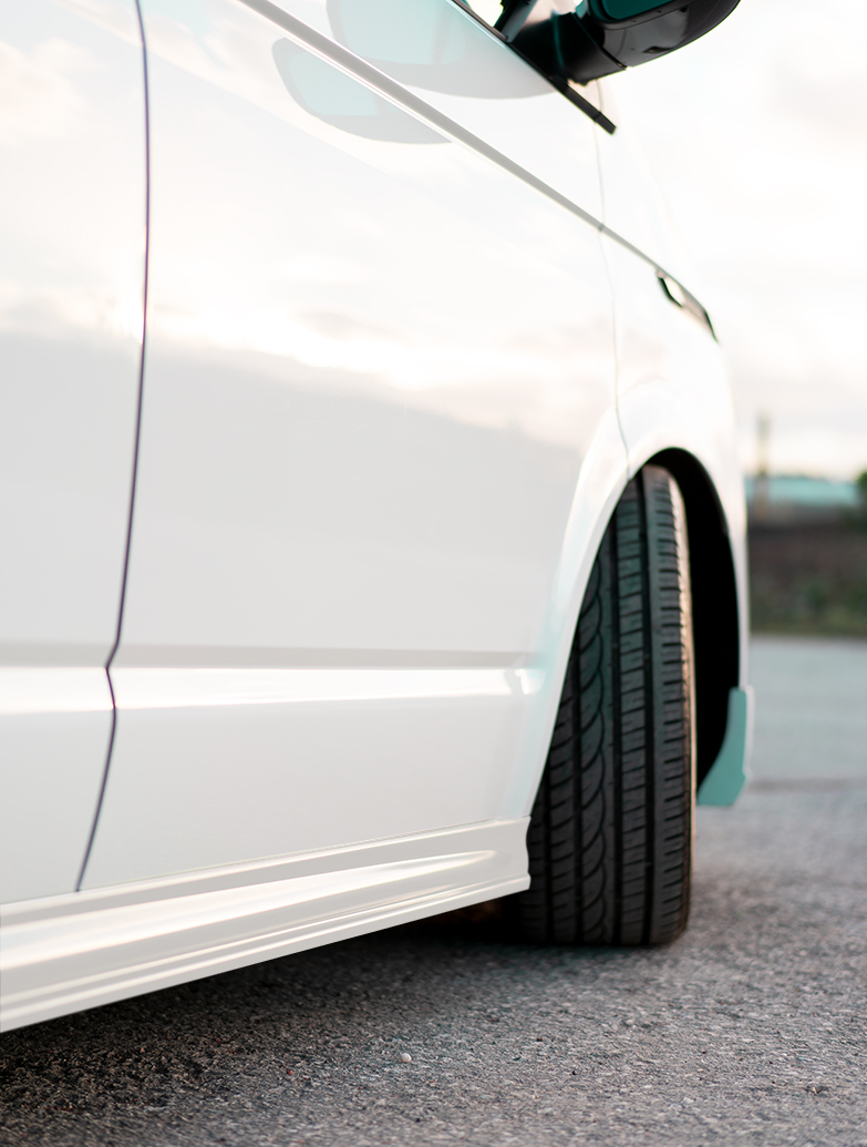 RDX Side Skirts 'Edition' Style - VW T6 Transporter SWB 15 - Vanstyle