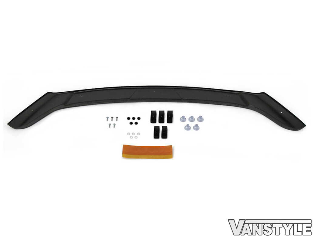 Gloss Black Acrylic Bonnet Deflector - Ford Connect 14 18 - Vanstyle