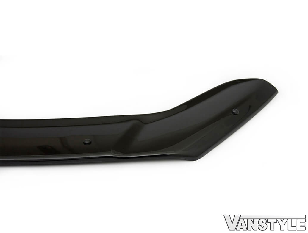Gloss Black Acrylic Bonnet Deflector - Ford Connect 14 18 - Vanstyle
