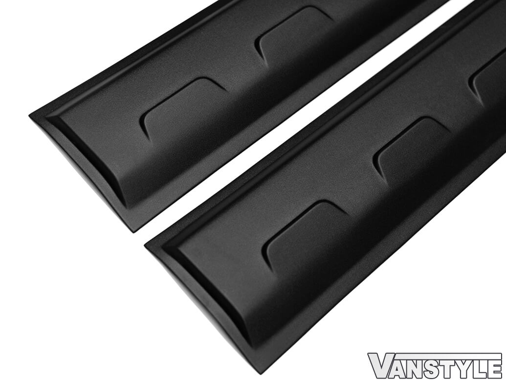 Textured Black Side Body Moulding Protectors - Transit 07 13 L2 - Vanstyle