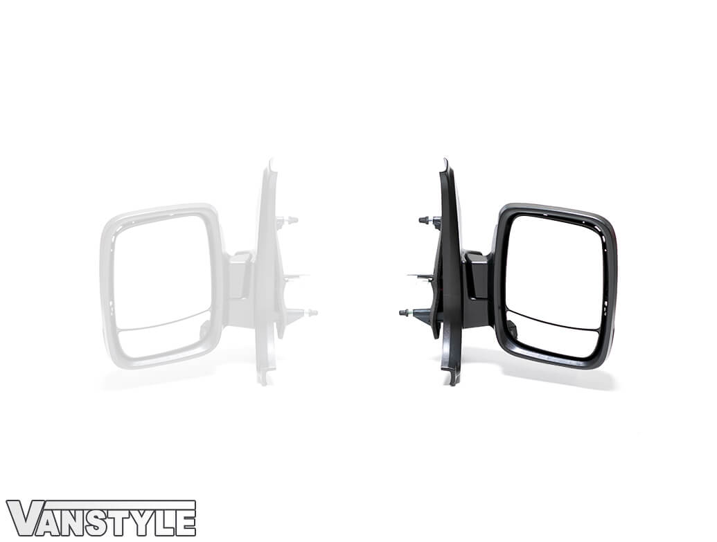 Complete RH Wing Mirror in Primer - X82 296 Chassis - Vanstyle
