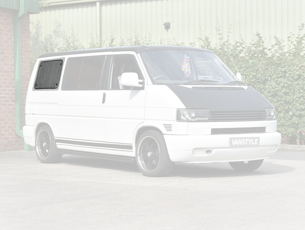 Thermal Blinds Rear 1 4 Window Set - VW T4 Transporter 90 03 SWB - Vanstyle