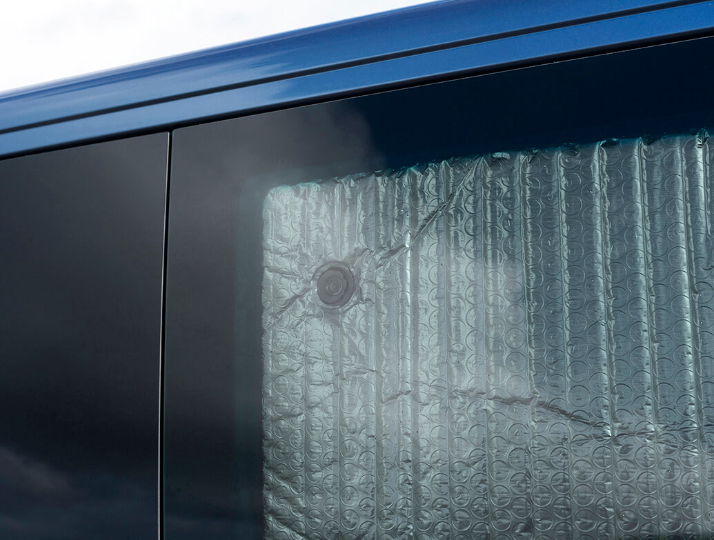 Thermal Blinds Rear 1 4 Window Set - VW T4 Transporter 90 03 SWB - Vanstyle