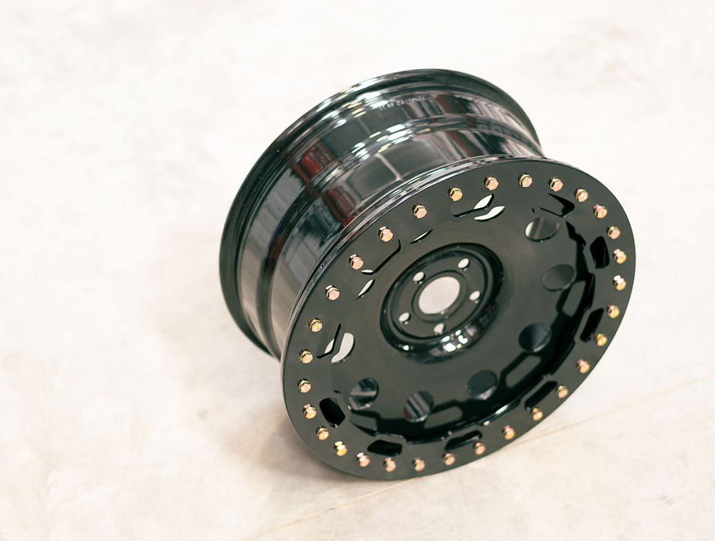 Tuff Torque Beadlock 20 9J Gloss Black Steel Wheels Tyres - Vanstyle