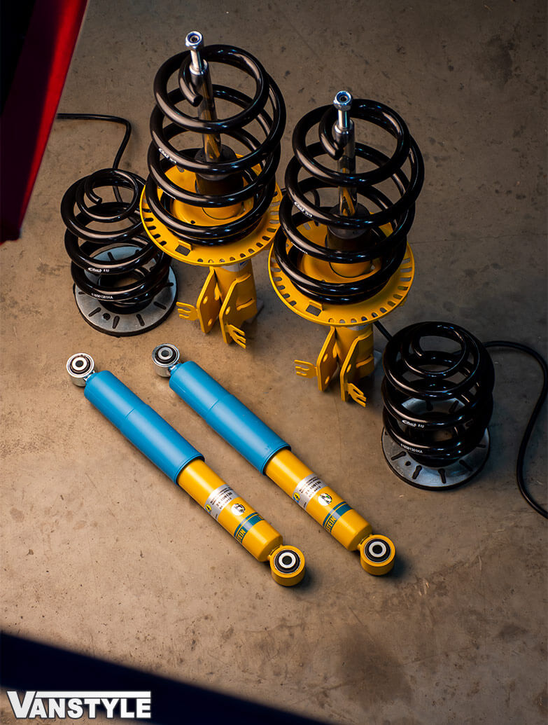 Bilstein B12 Dampers w Eibach Pro Lowering Springs - VW T5 T6 - Vanstyle