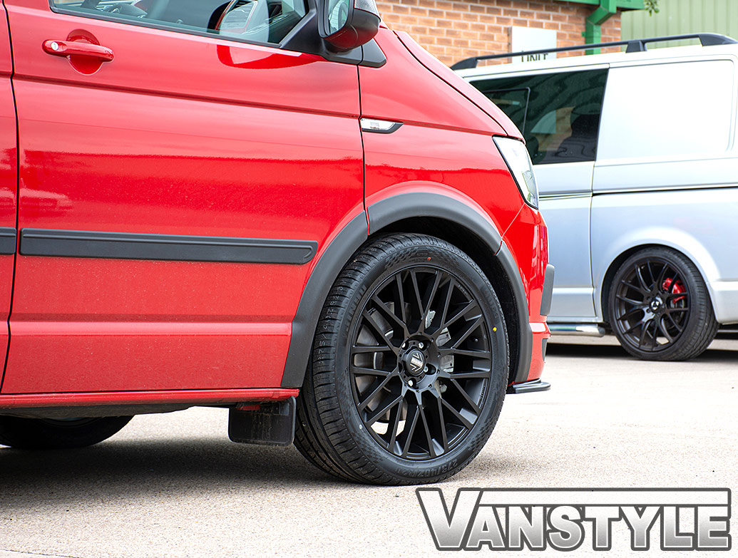 MOMO Revenge Matte Black 20 VW T5 T6 Wheels Tyres - Vanstyle