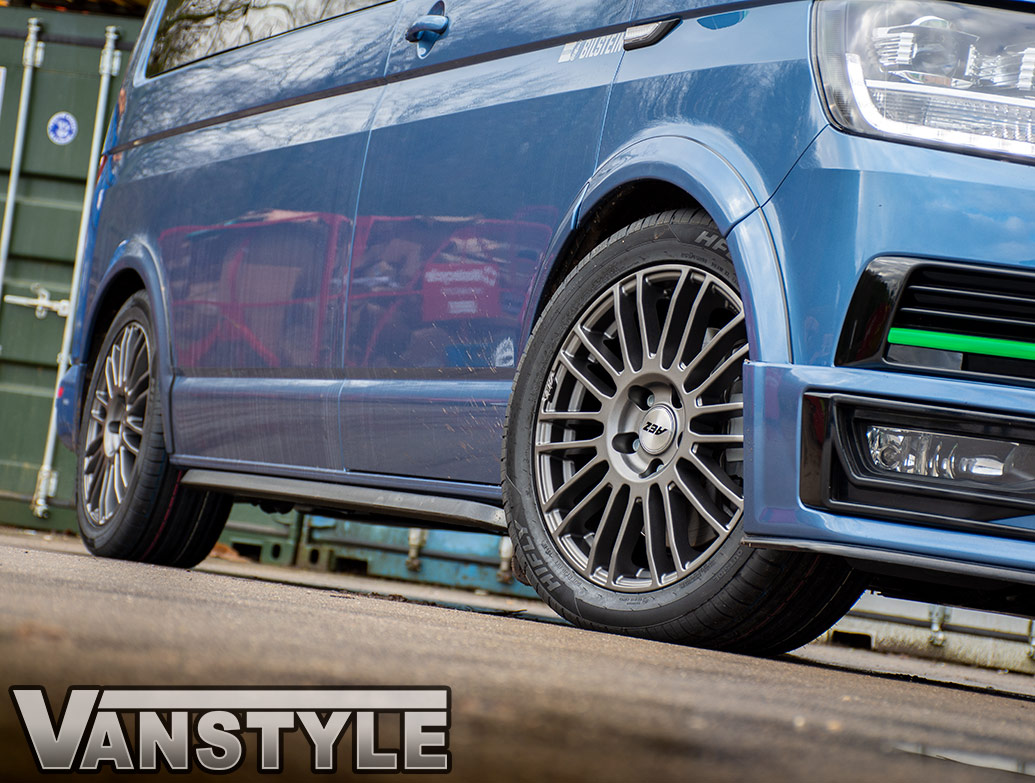 AEZ Strike 18in 8J Graphite - VW T5 T6 Wheel Tyre - Vanstyle