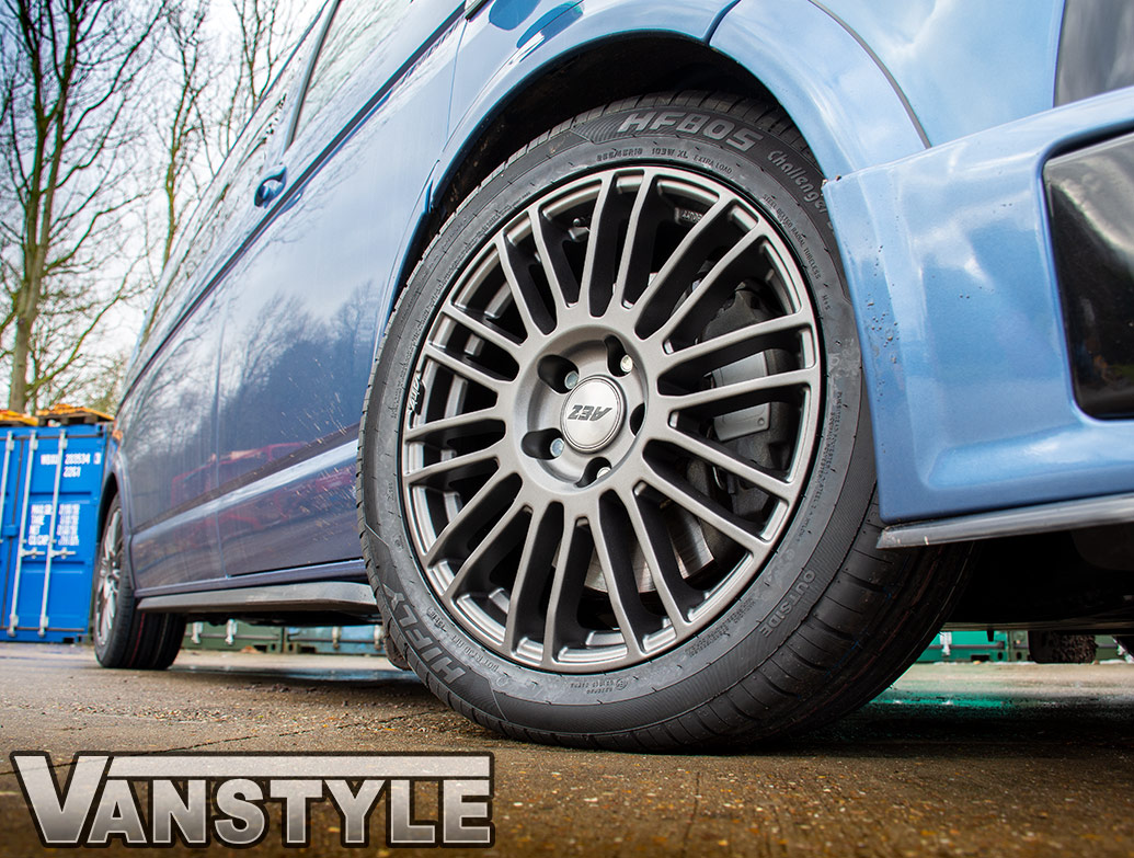 AEZ Strike 18in 8J Graphite - VW T5 T6 Wheel Tyre - Vanstyle
