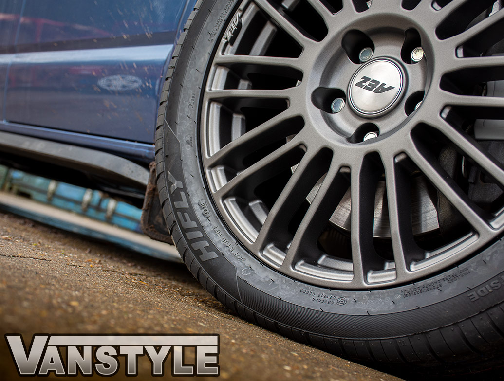 AEZ Strike 18in 8J Graphite - VW T5 T6 Wheel Tyre - Vanstyle
