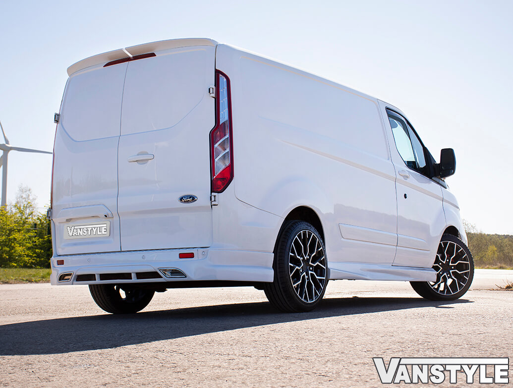 FORD TRANSIT CUSTOM 2018> FRONT SPLITTER SIDE SKIRTS REAR SKIRT SPORT ...