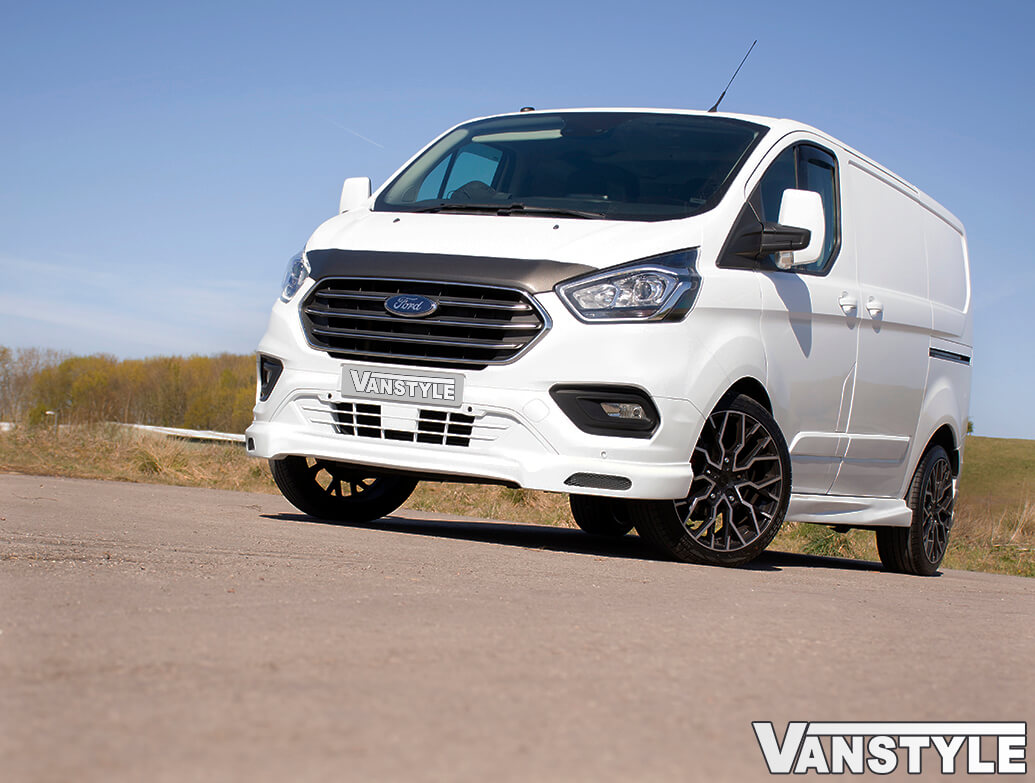 FORD TRANSIT CUSTOM 2018> FRONT SPLITTER SIDE SKIRTS REAR SKIRT SPORT ...