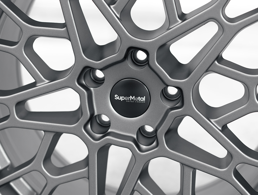SuperMetal Cell 20x9J 5x120 Matte Grey Wheel Tyres - T5 T6 - Vanstyle