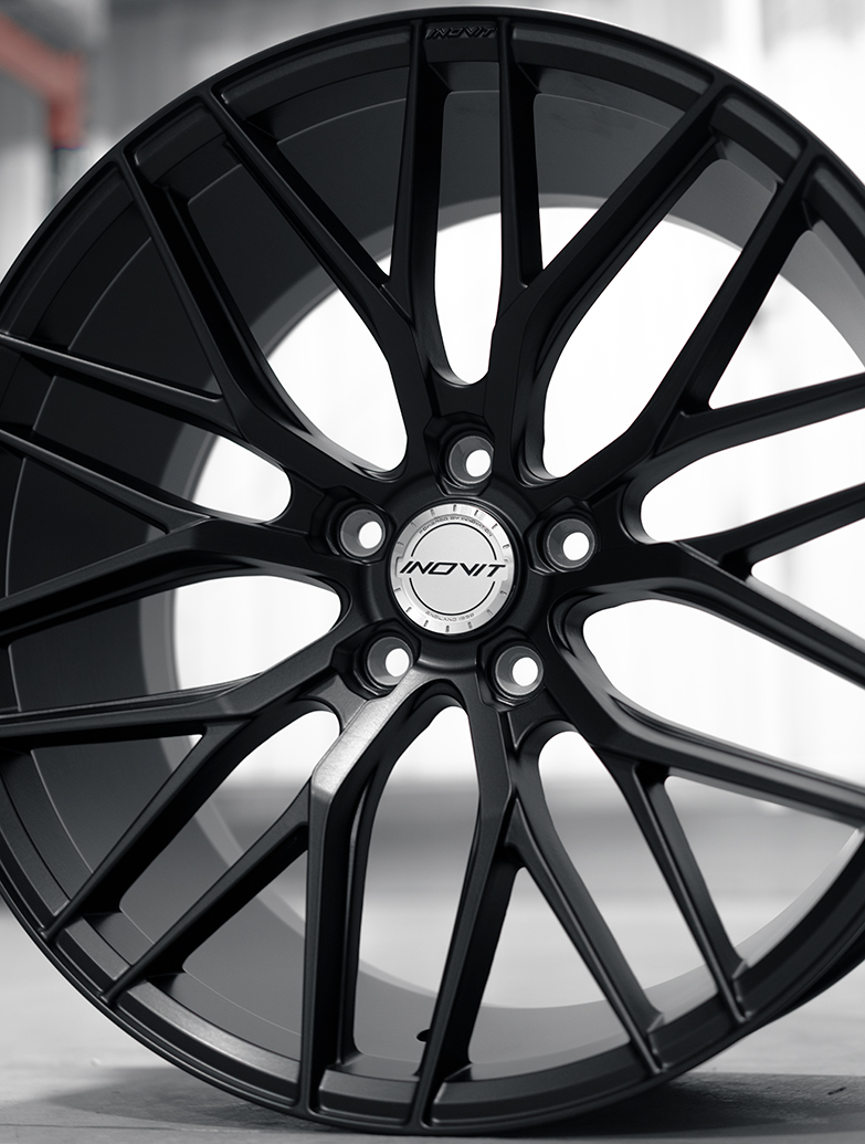 Inovit Blitz 20 Satin Black Alloy Wheel Tyres - T5 T6 - Vanstyle