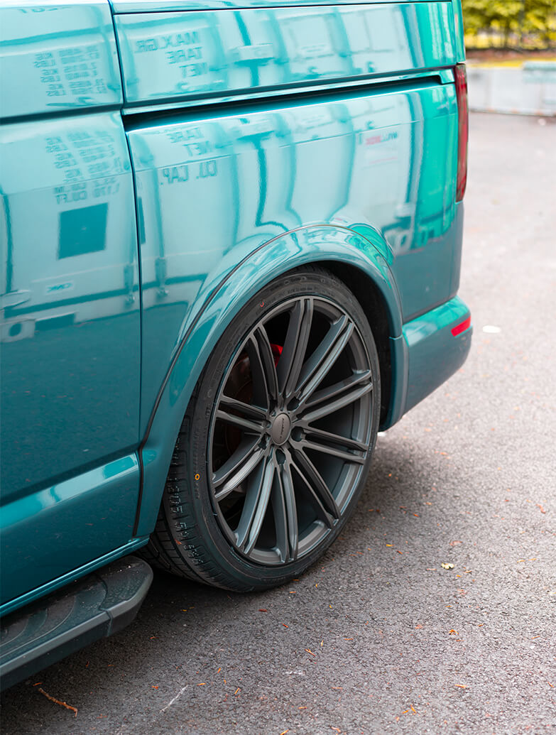 Calibre CC-I Dull Gunmetal 20 9J 5x120 Alloy Wheels - Vanstyle