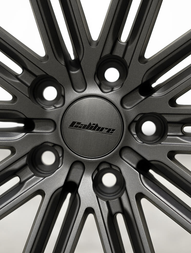 Calibre CC-I Dull Gunmetal 20 9J 5x120 Alloy Wheels Tyres - Vanstyle