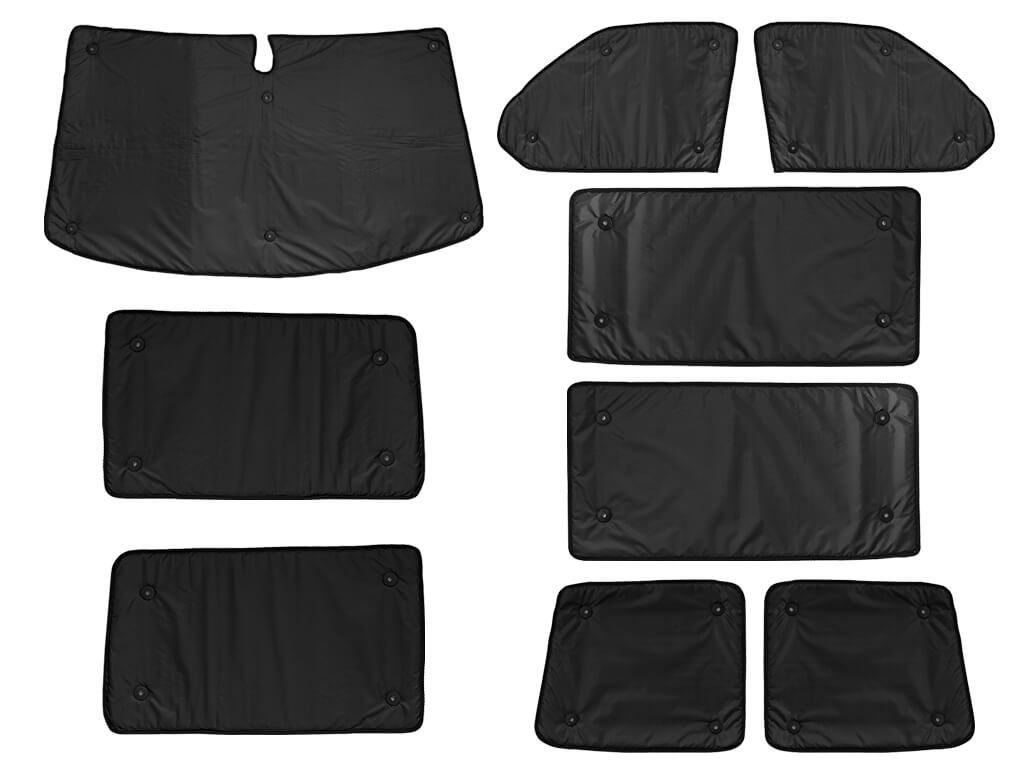 Thermal Blinds Full Set - VW T6.1 SWB Twin Door With Rain Sensor - Vanstyle