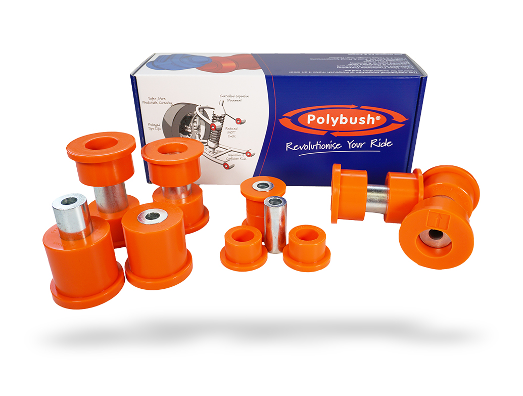 Polybush Dynamic Orange - Front Rear Wishbone - Full Bush Set - Vanstyle